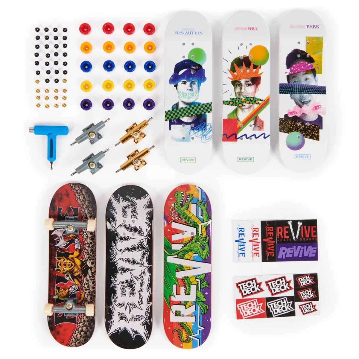 Kit 3 Skate De Dedo E Acessórios Revive (Dragão) - Tech Deck | Sunny ...